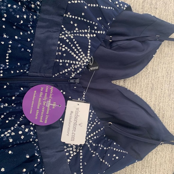 Windsor | Dresses | Windsor Navy Blue Jessie Prom Party Dress | Poshmark